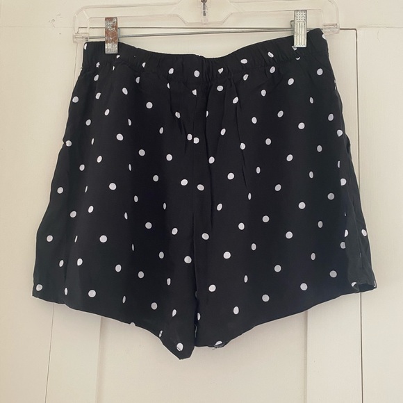 Divided | Shorts | Hm Divided Black And White Polka Dot Shorts | Poshmark